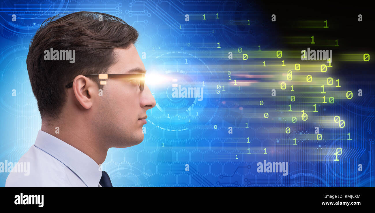 Cognitive computing and machine learning concept Stock Photo - Alamy
