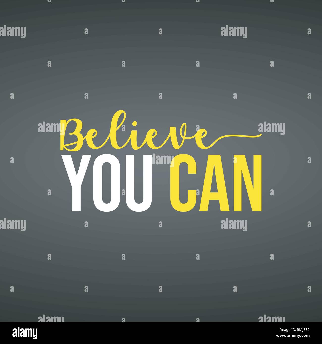 believe you can. successful quote with modern background vector ...