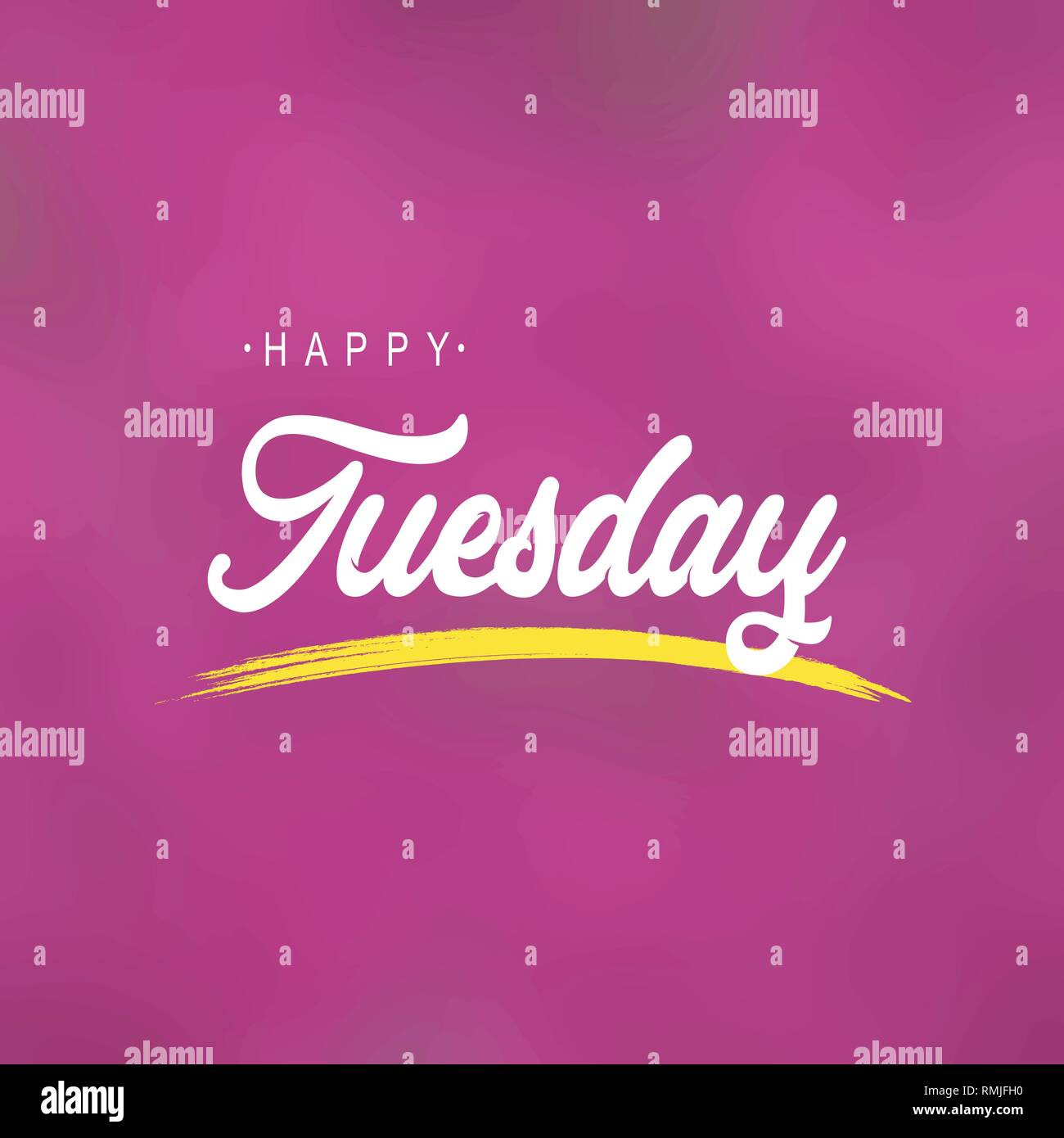 happy tuesday. Life quote with modern background vector illustration ...