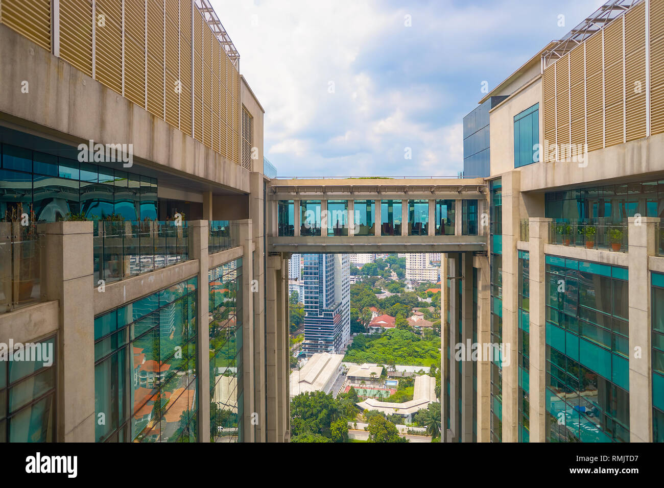 KUALA LUMPUR, MALAYSIA - CIRCA MAY, 2016: The GTower building at ...