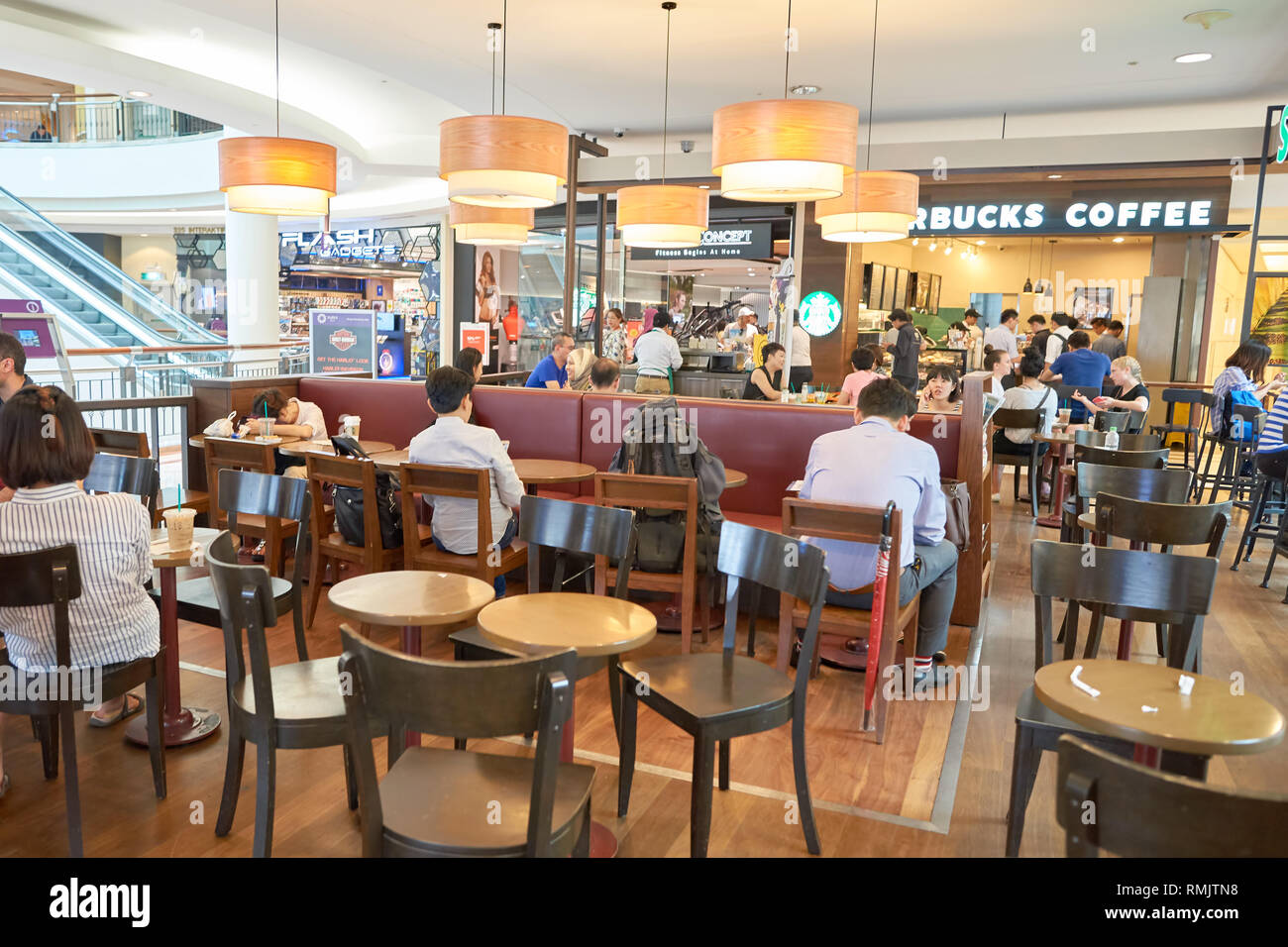 Kuala lumpur mall food court hi-res stock photography and images - Alamy