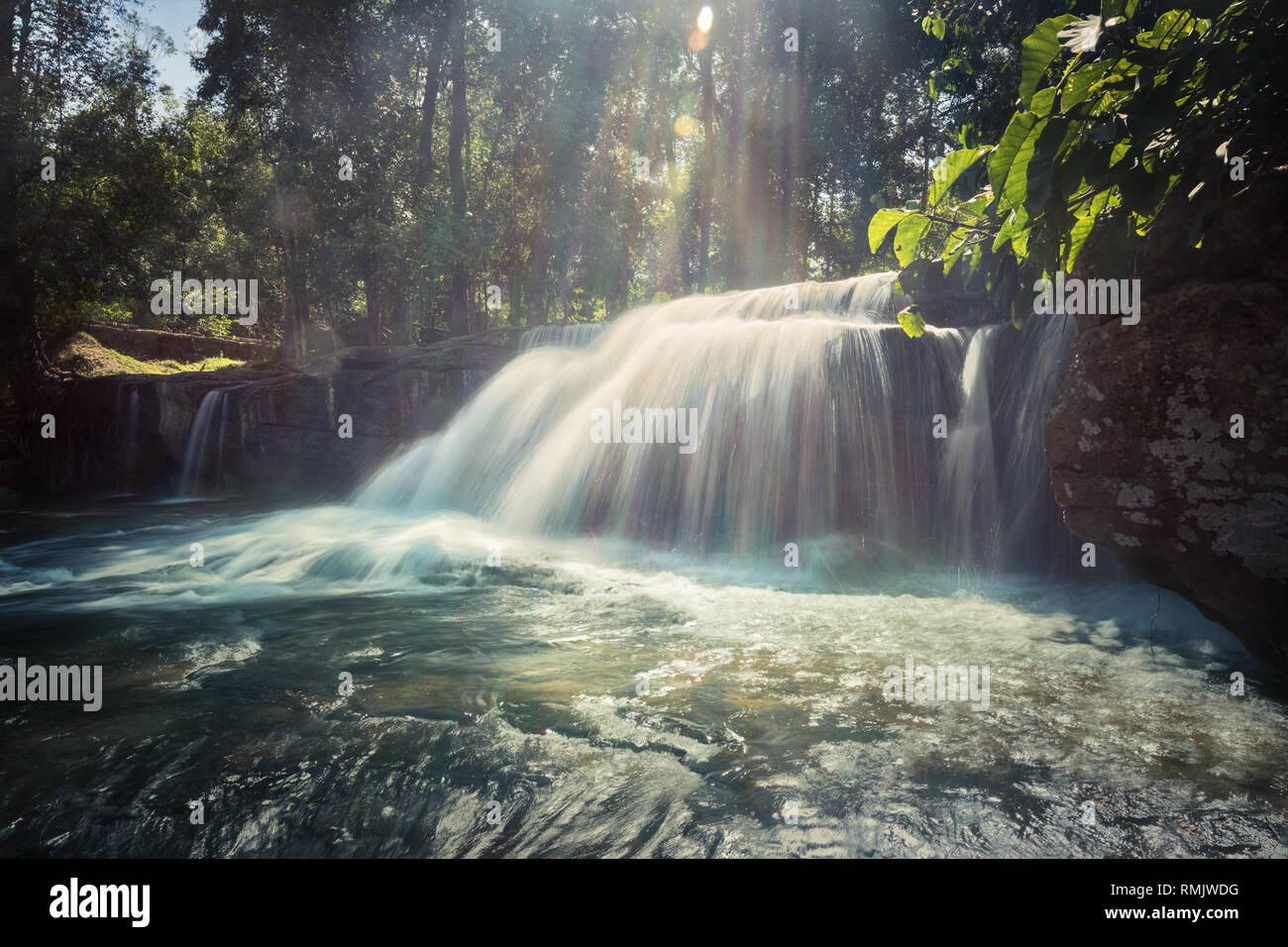 Phnom kulen waterfall hi-res stock photography and images - Alamy