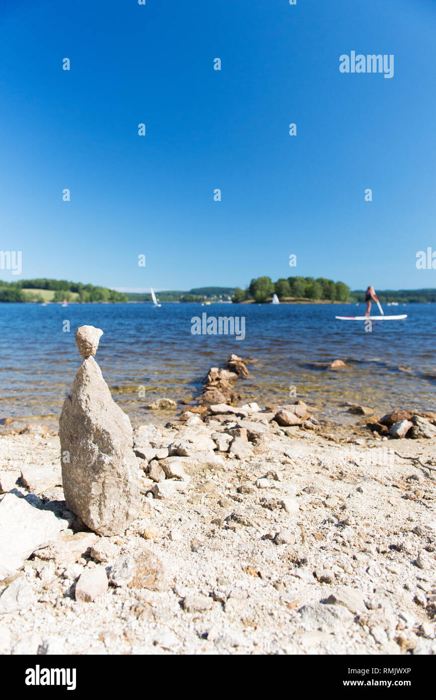 Lac de Vassiviere in the French Limousin Stock Photo - Alamy