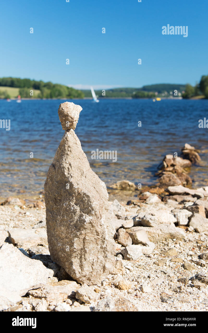 Lac de Vassiviere in the French Limousin Stock Photo - Alamy