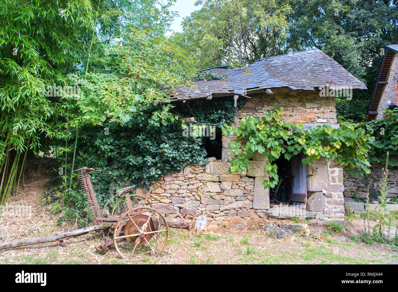 Old hay cutter hi-res stock photography and images - Alamy