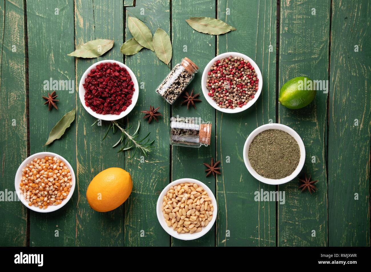 Food items assortment hi-res stock photography and images - Alamy