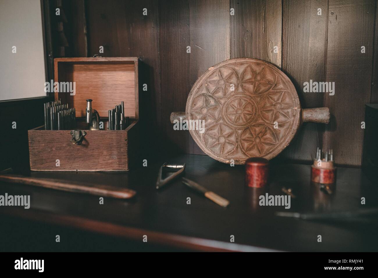 Vintage Armenian tools Stock Photo - Alamy