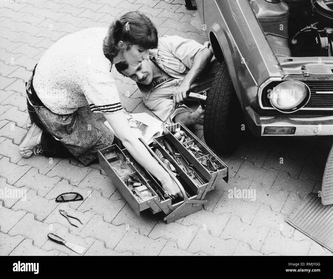 1980 car Black and White Stock Photos & Images - Alamy