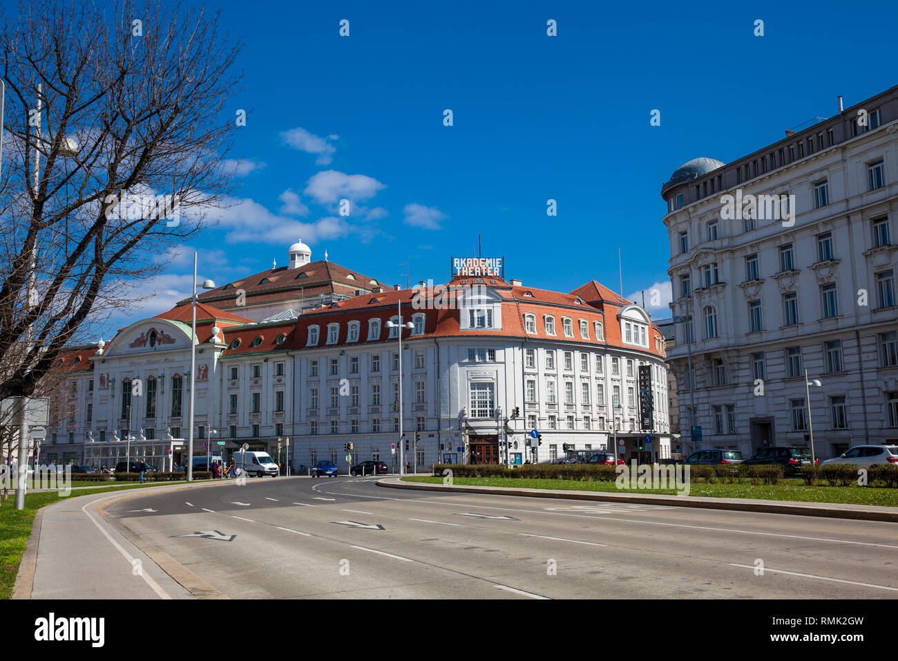 VIENNA, AUSTRIA - APRIL, 2018: The historic beautiful building of the ...