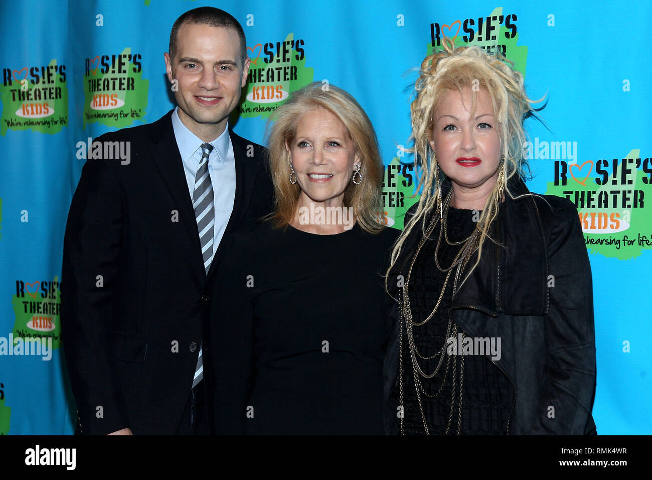 New York, USA. 22 Sep, 2014. Jordan Roth, Daryl Roth, Cindi Lauper at ...