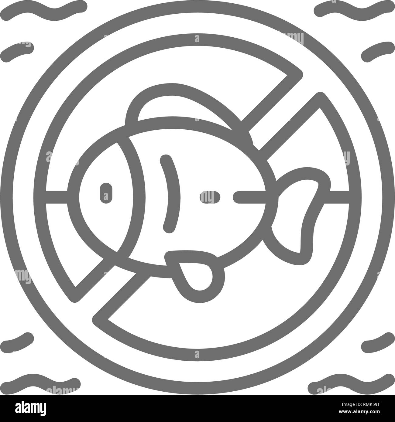 Forbidden fishing Stock Vector Images - Alamy