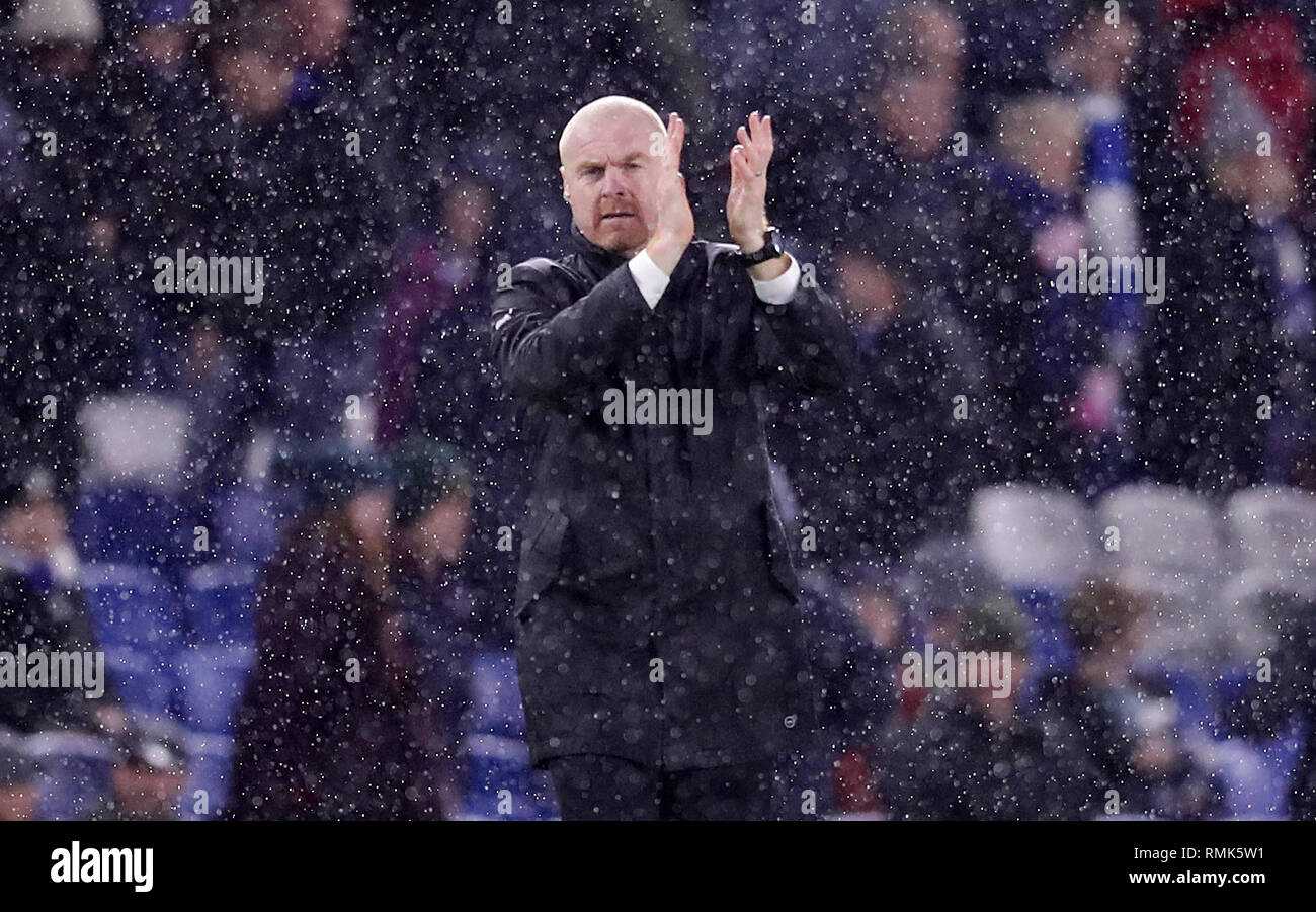 Burnley manager Sean Dyche Stock Photo - Alamy