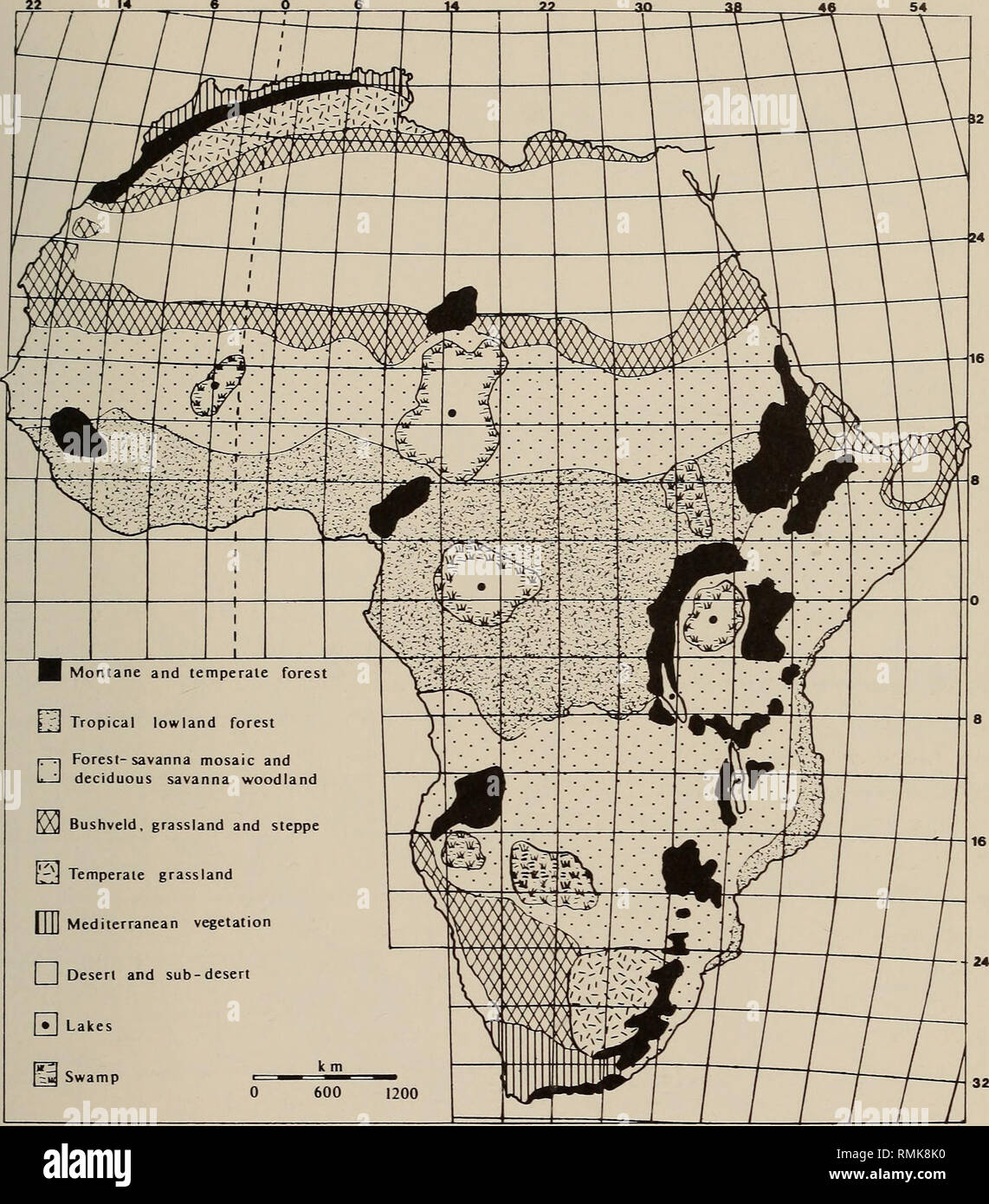 Grassland In Africa Map