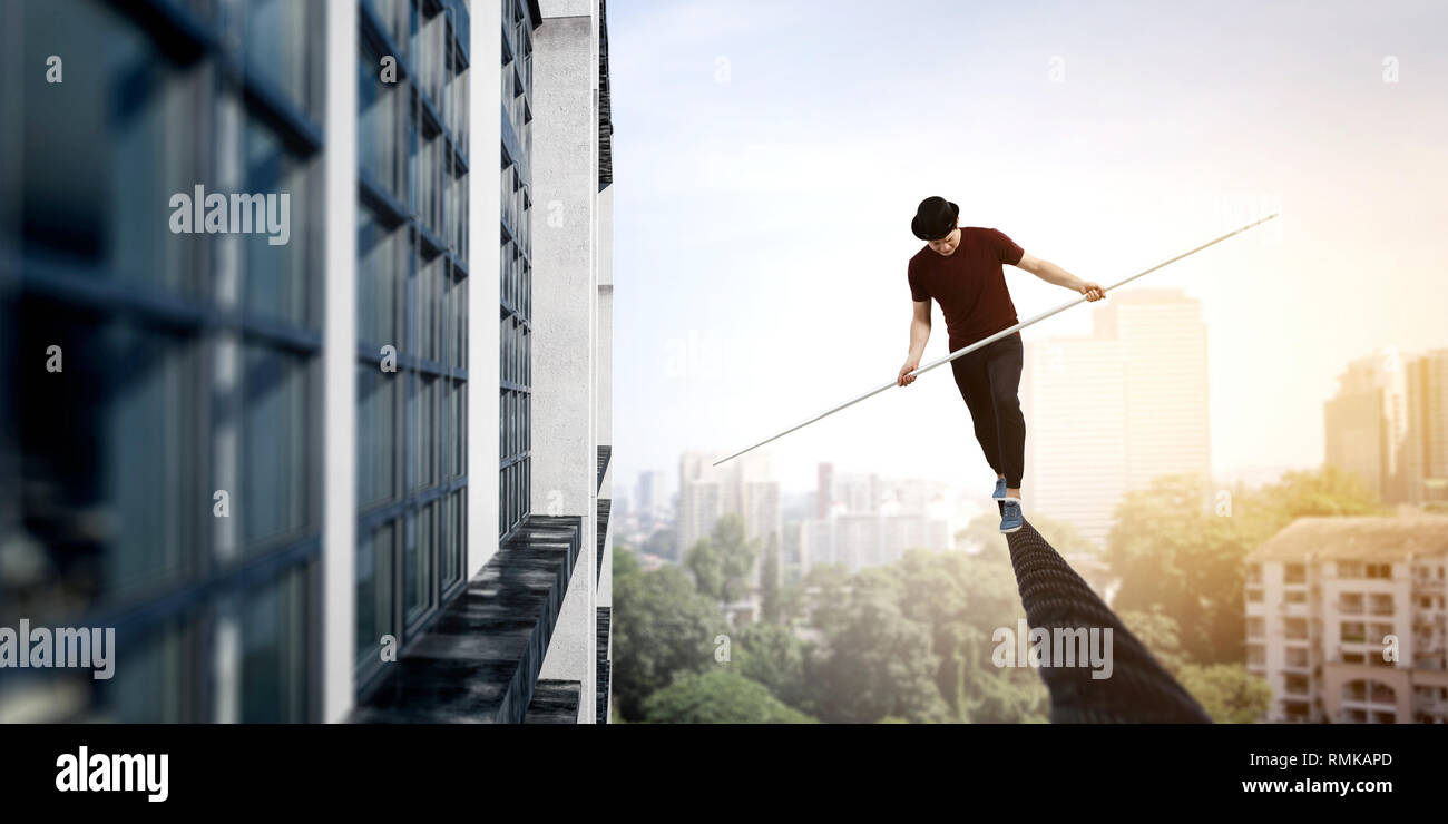 Ropewalker hi-res stock photography and images - Alamy