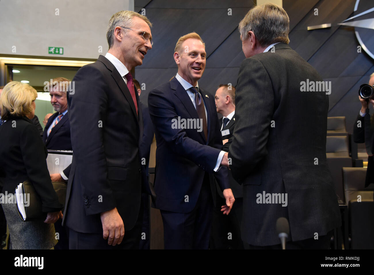 U.S. Acting Secretary of Defense Patrick M. Shanahan attends the NATO ...