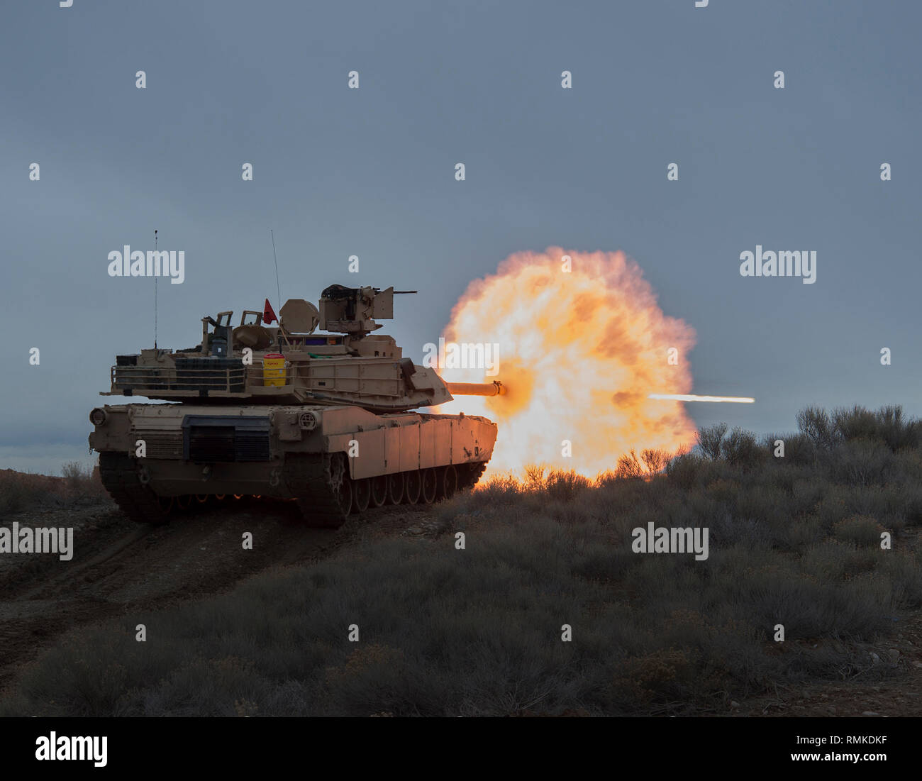 M1A2 Abrams Tanks from A Company, 2-116th Cavalry Brigade Combat Team ...