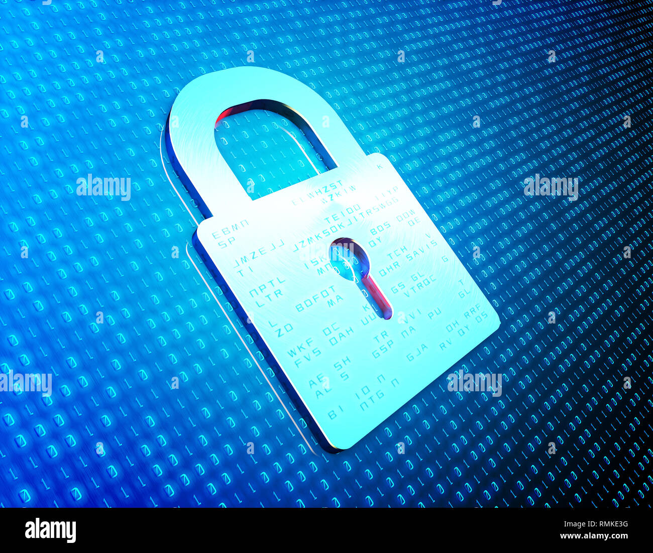Internet technology lock and data security protection Stock Photo - Alamy