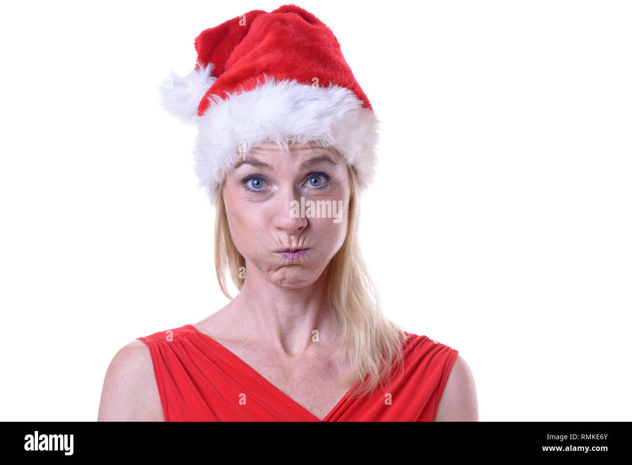 Blowing out cheeks hi-res stock photography and images - Alamy