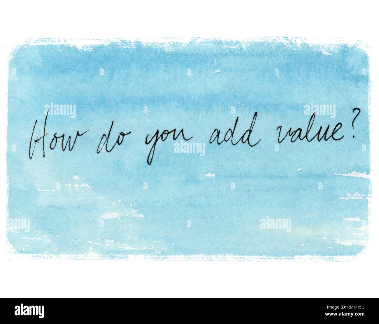 how do you add value Stock Photo - Alamy