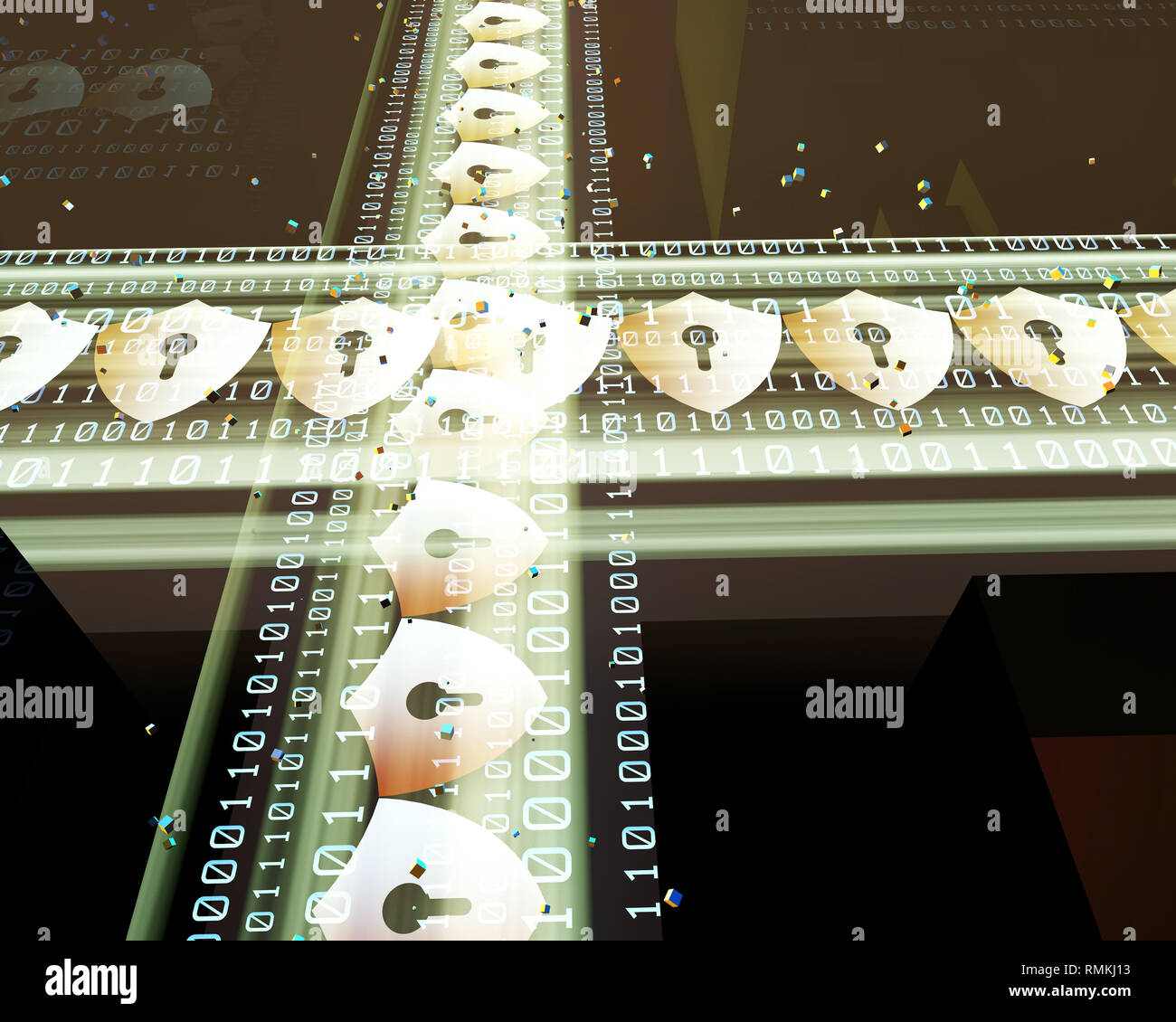 Digital network data transmission and shield, network security ...