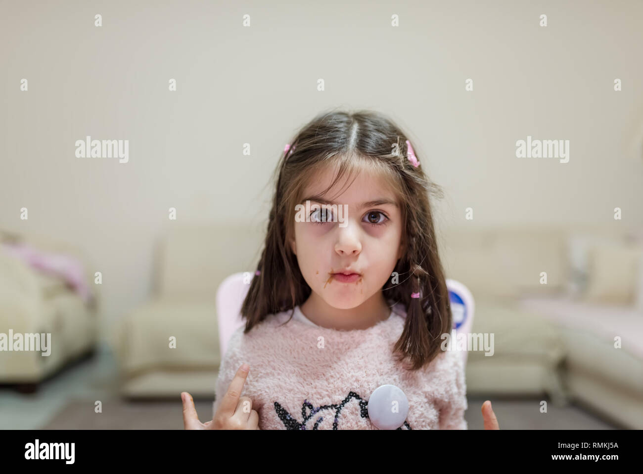 Girl eats chocolate hi-res stock photography and images - Alamy