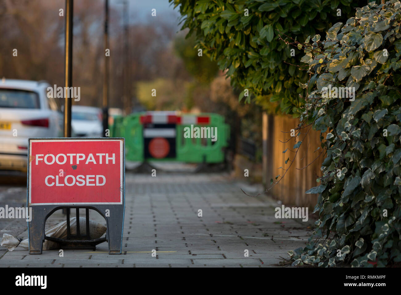 Sgn road works hi-res stock photography and images - Alamy