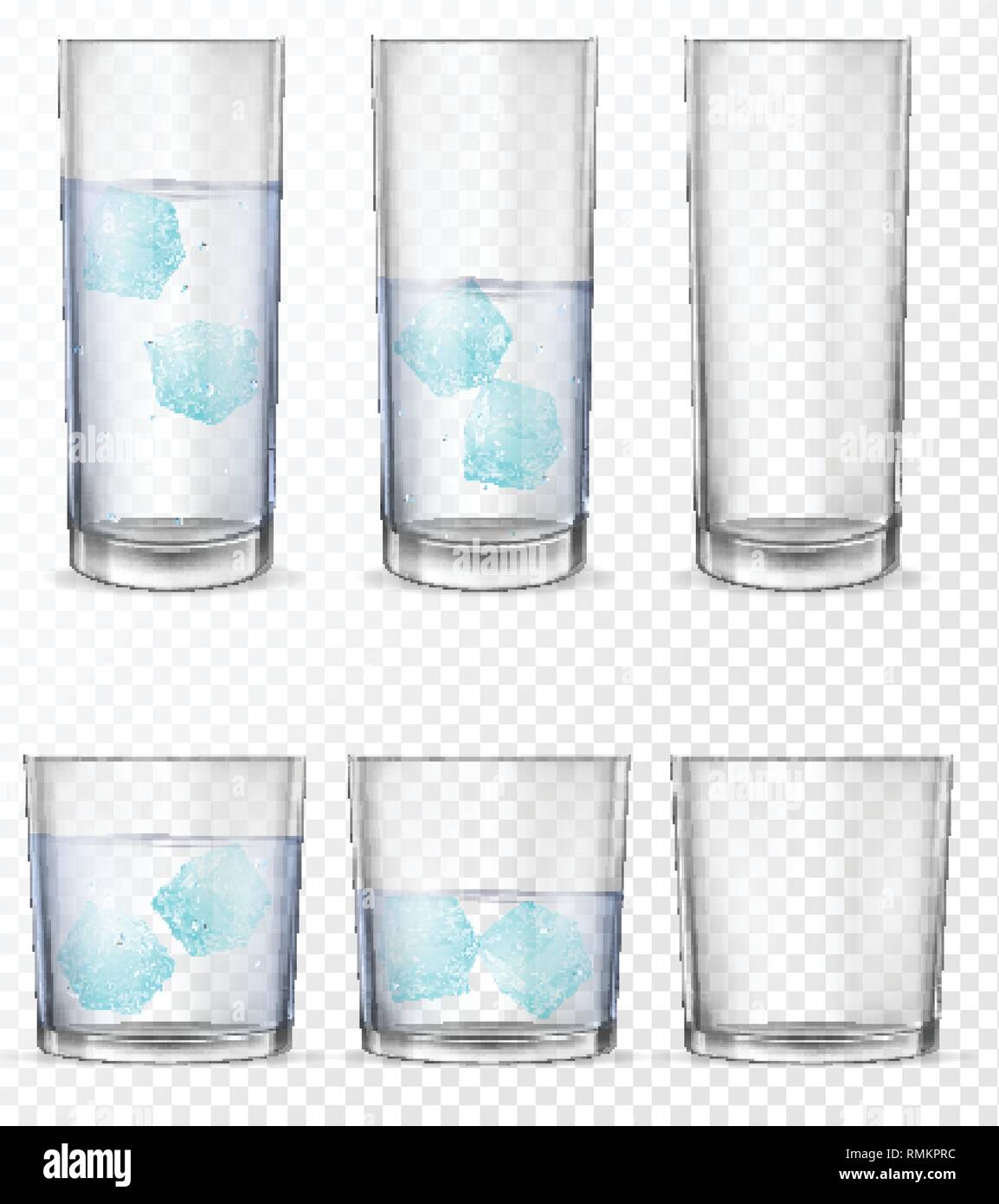 Two ice cubes Stock Vector Images - Alamy