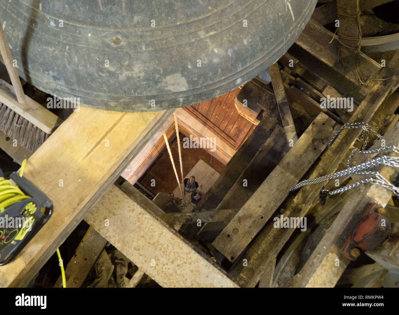 The Minster Church of St. Denys, Warminster - the 1.25 tonne tenor bell ...