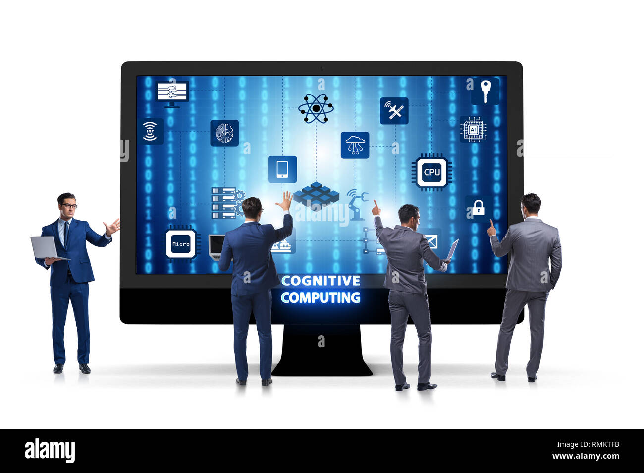 Cognitive computing concept as modern technology Stock Photo - Alamy
