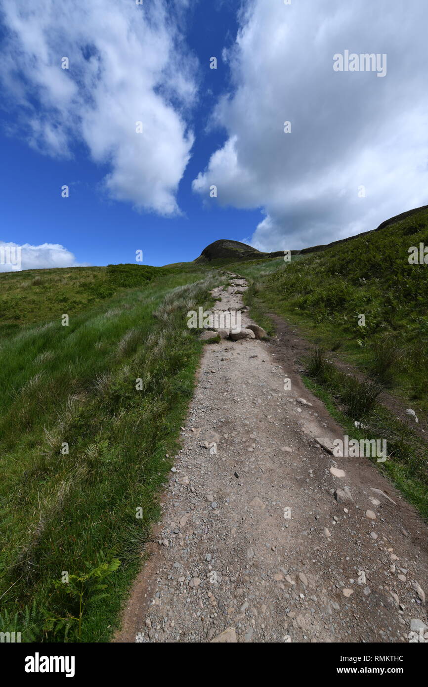 On the footpath from Balmaha to Conic Hill. Loch Lomond, Scotland UK ...