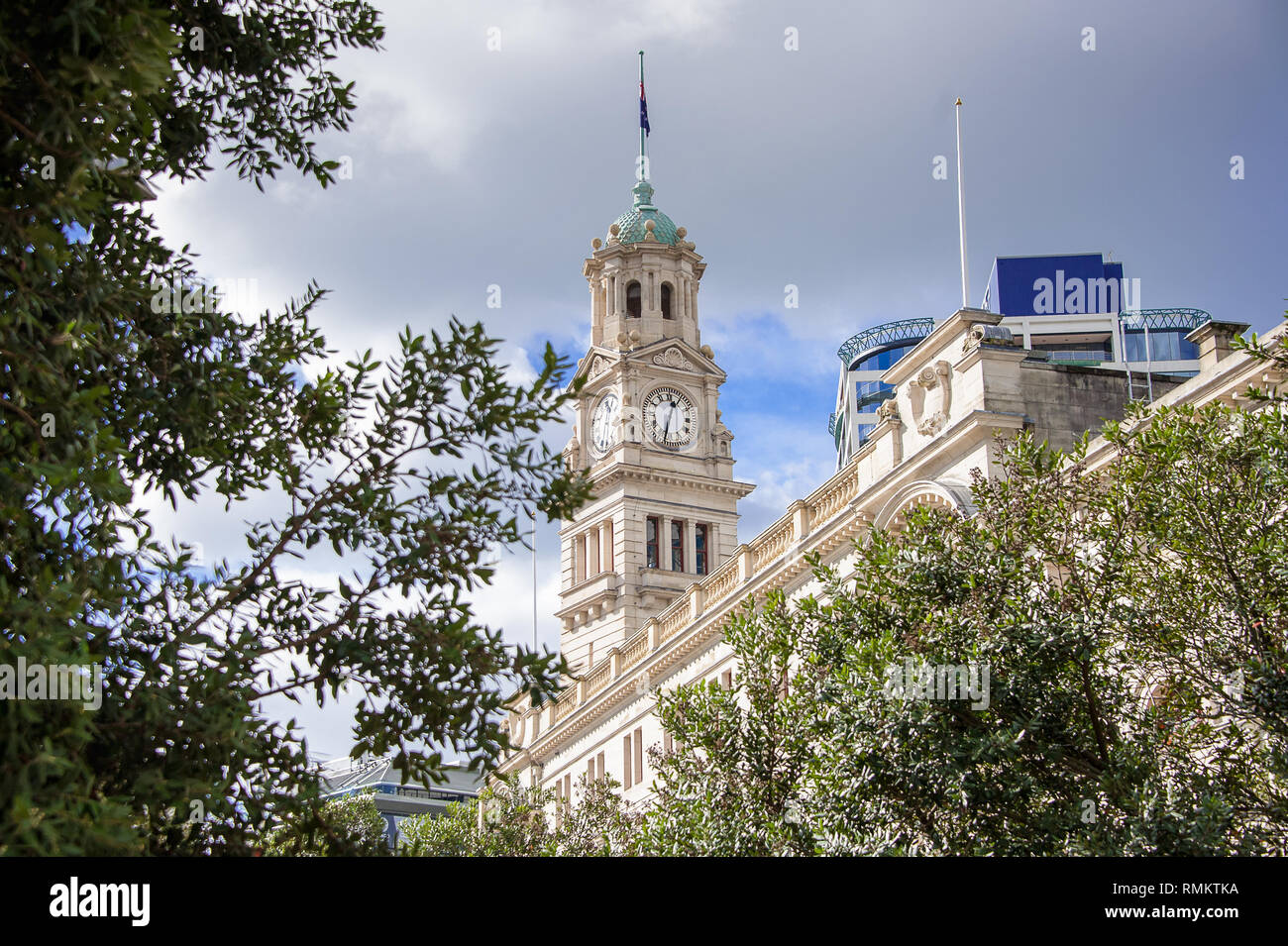 Auckland, New Zealand - July, 2018: The Auckland Town Hall, an historic ...