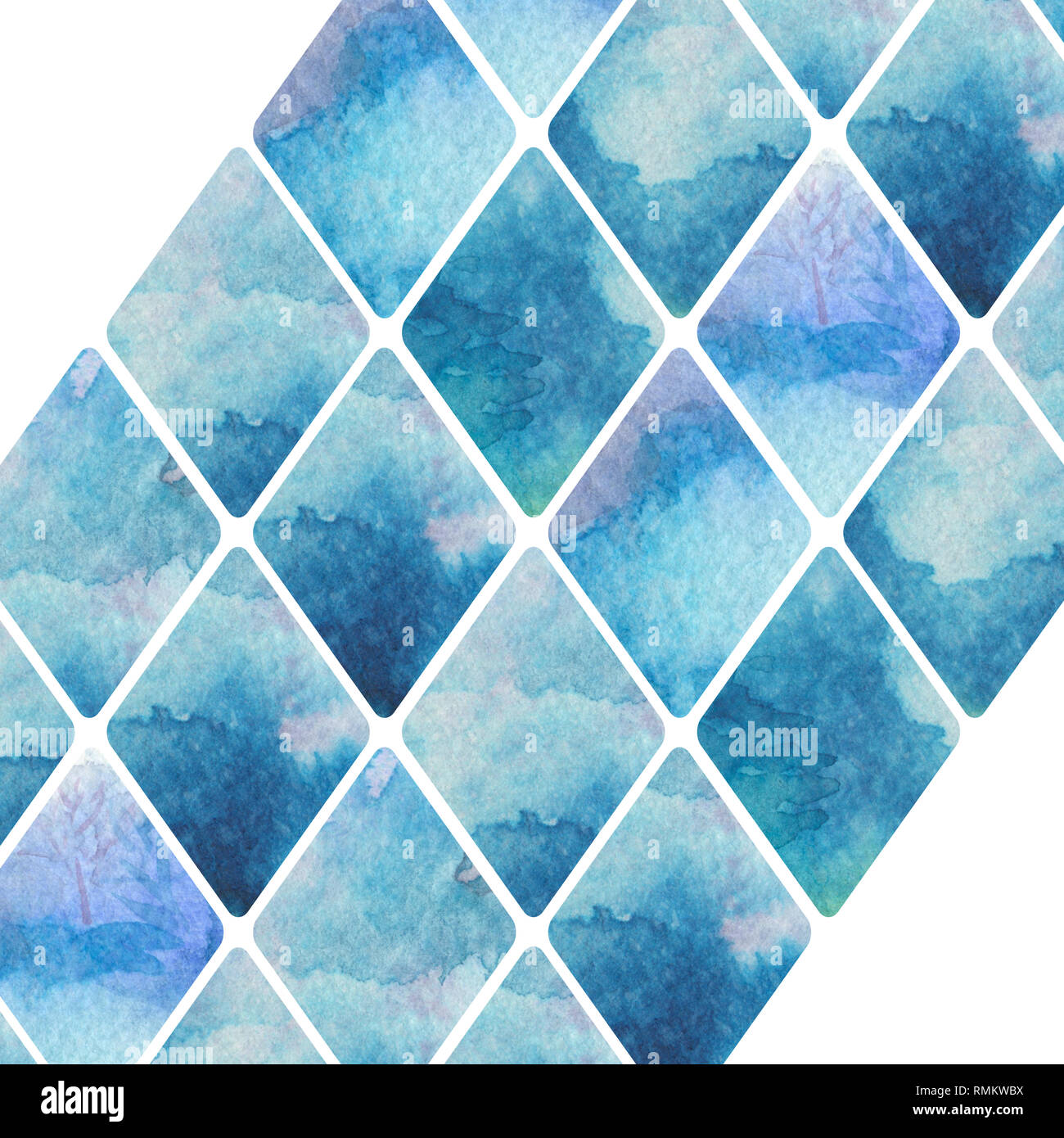 Diagonal colorful triangle tile texture hi-res stock photography and ...