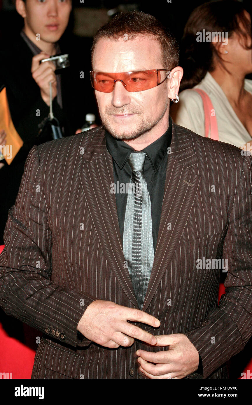 New York, USA. 26 Sep, 2006. Bono at The Tuesday, Sep 26, 2006 Warner ...