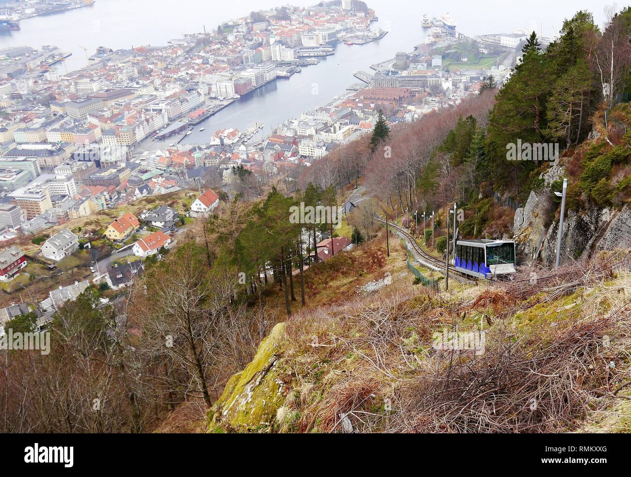 Floyen bergen funicular hi-res stock photography and images - Alamy