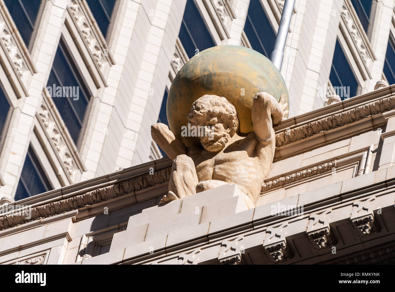 Tulsa, Oklahoma, United States of America - January 20, 2017. Statue of ...