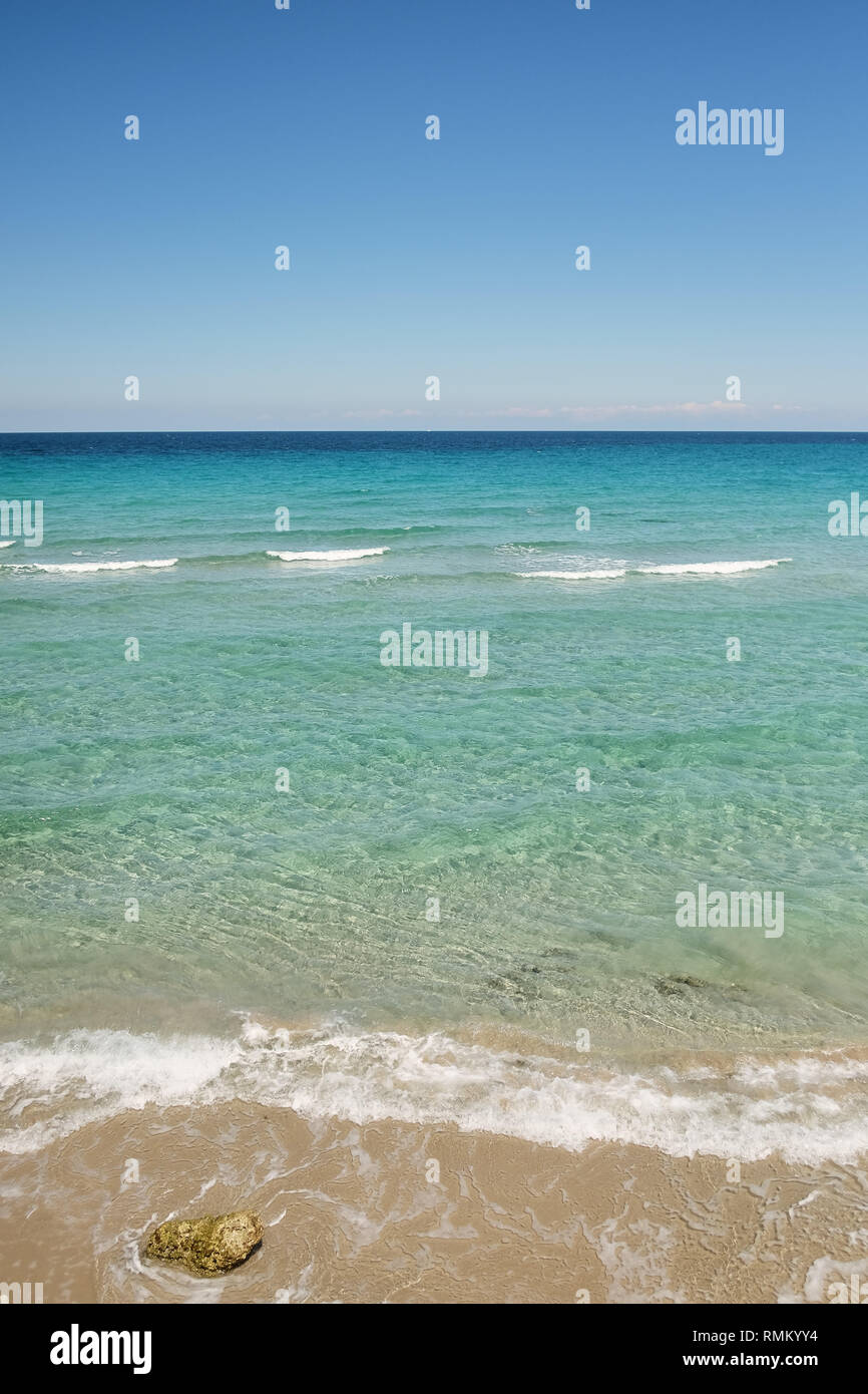 blue azure sea blue sky horizon Stock Photo - Alamy