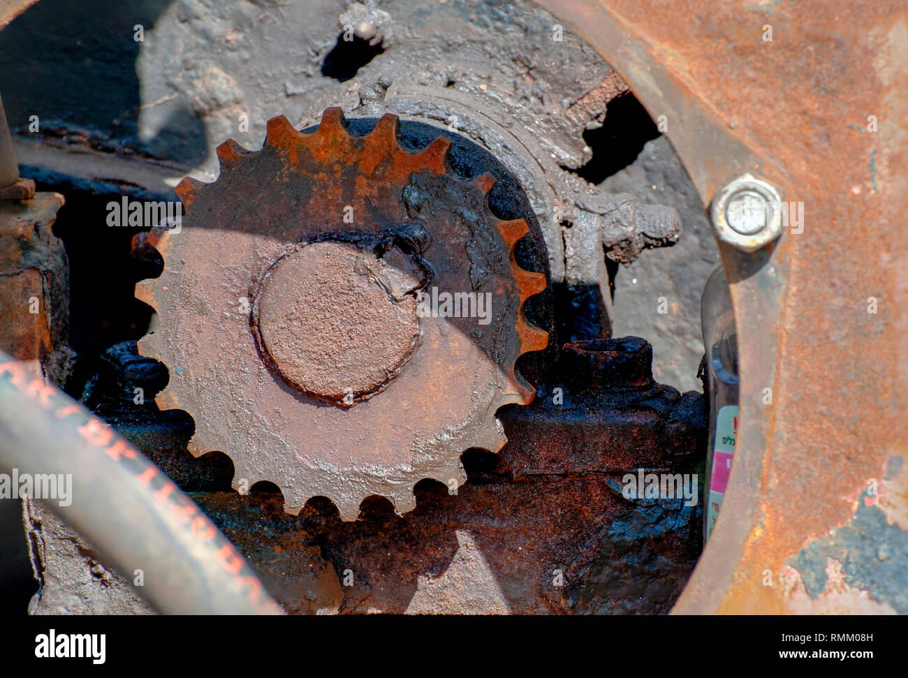 Geared mechanism hi-res stock photography and images - Alamy