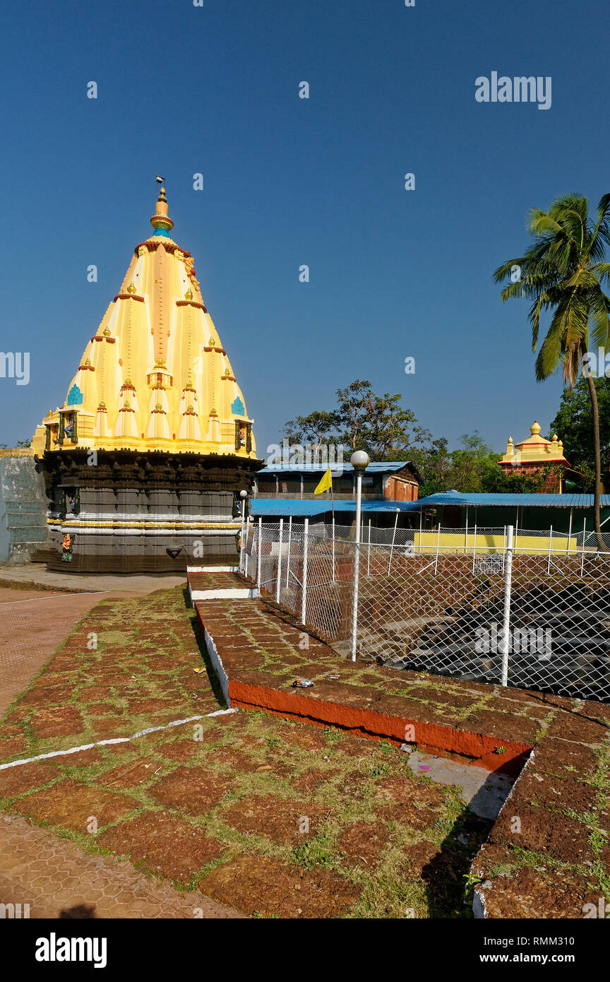 Old Kanakeshwar temple of lord Shiva hindu temple at alibag Maharashtra ...