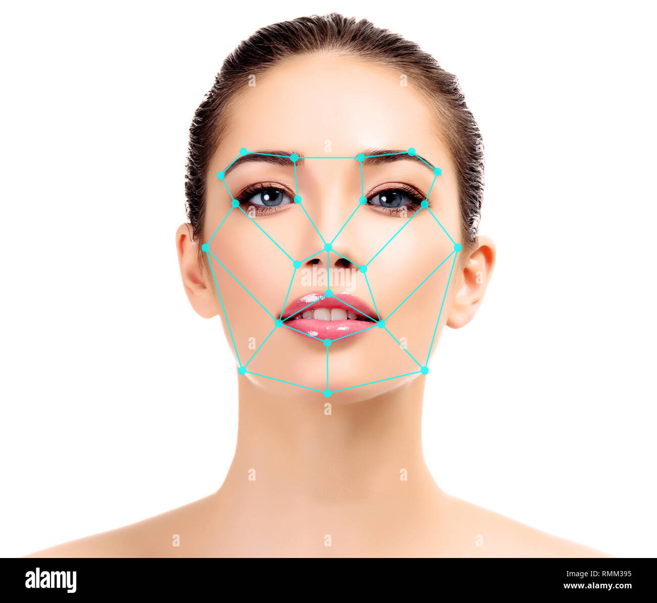Security scan girl hi-res stock photography and images - Alamy