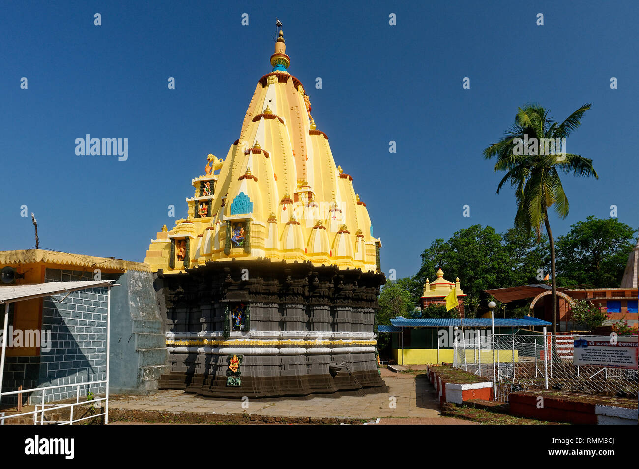 Old Kanakeshwar temple of lord Shiva hindu temple at alibag Maharashtra ...