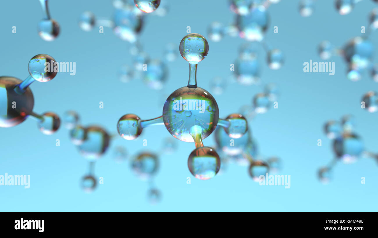 abstract molecular background Stock Photo - Alamy