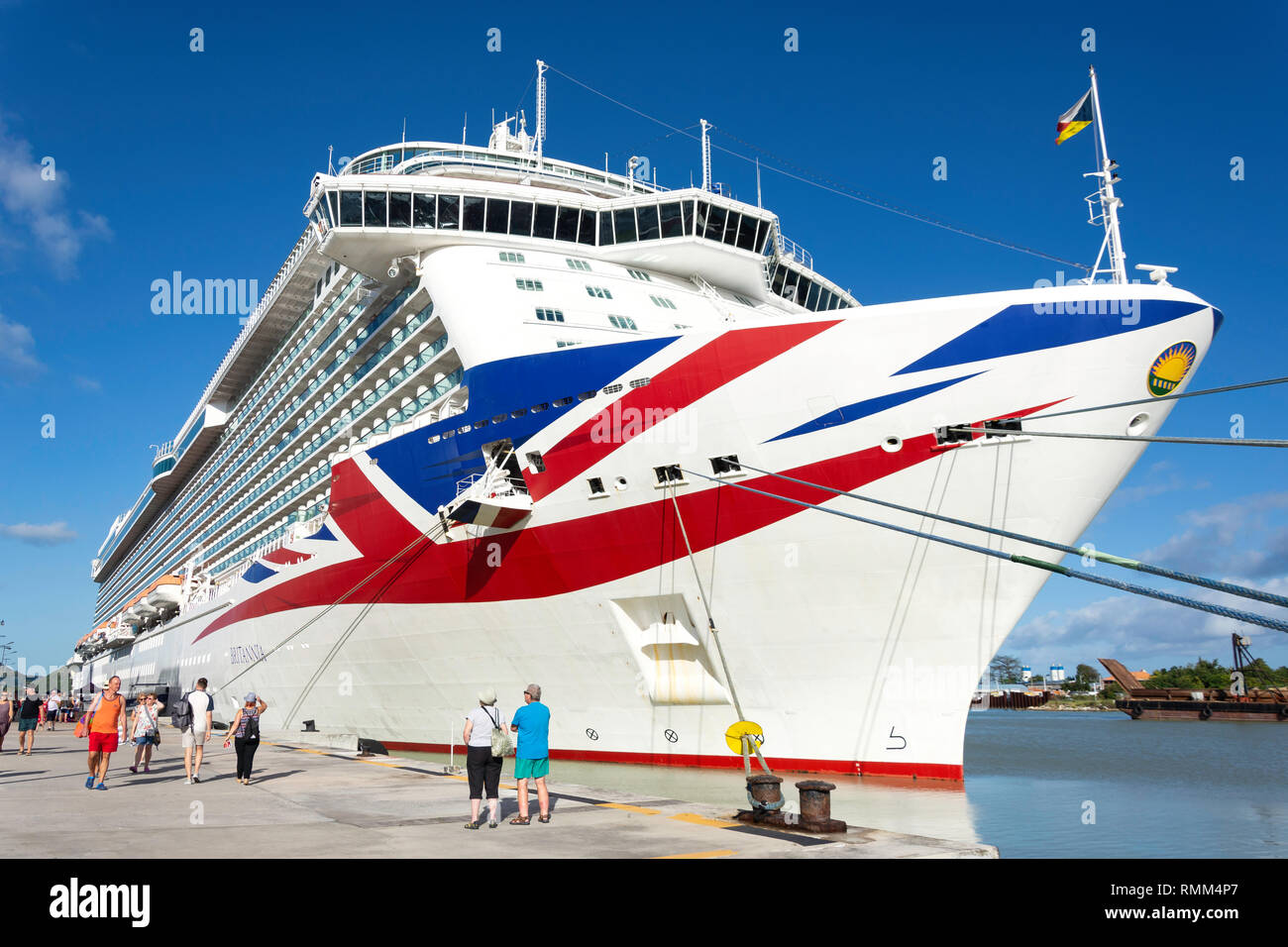 Britannia Cruise Ship High Resolution Stock Photography and Images - Alamy