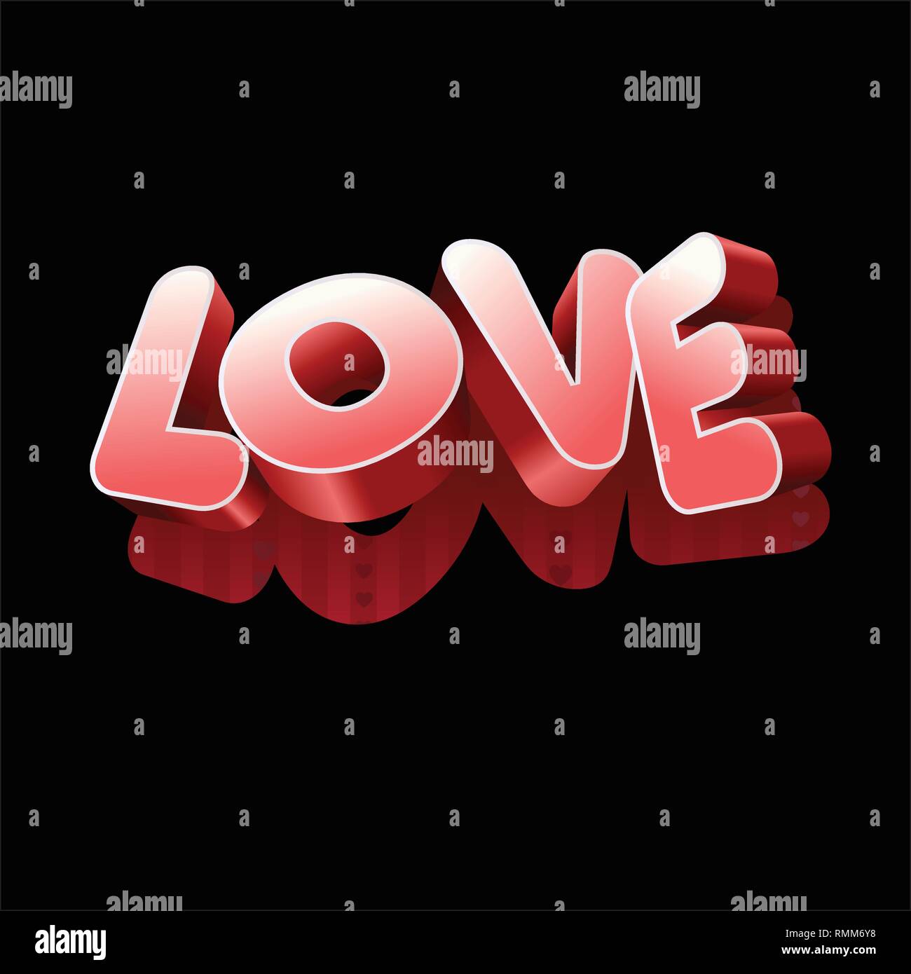 Vector theme of love icon design for valentine design, invitations ...