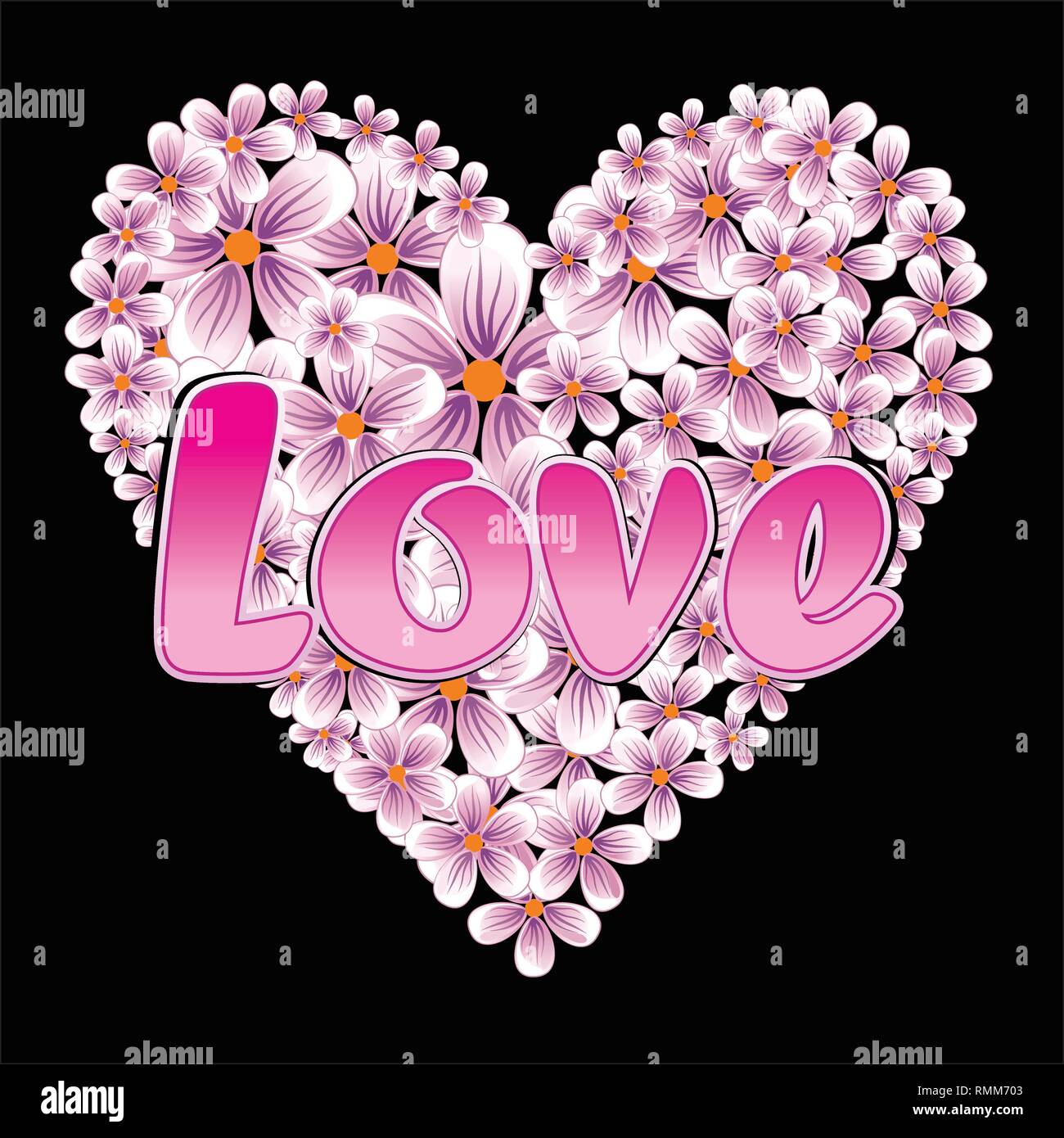 Vector theme of love icon design for valentine design, invitations ...