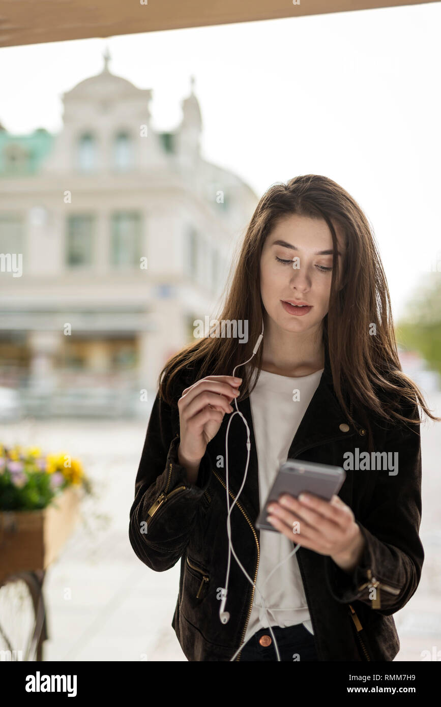 Young woman cell hi-res stock photography and images - Alamy