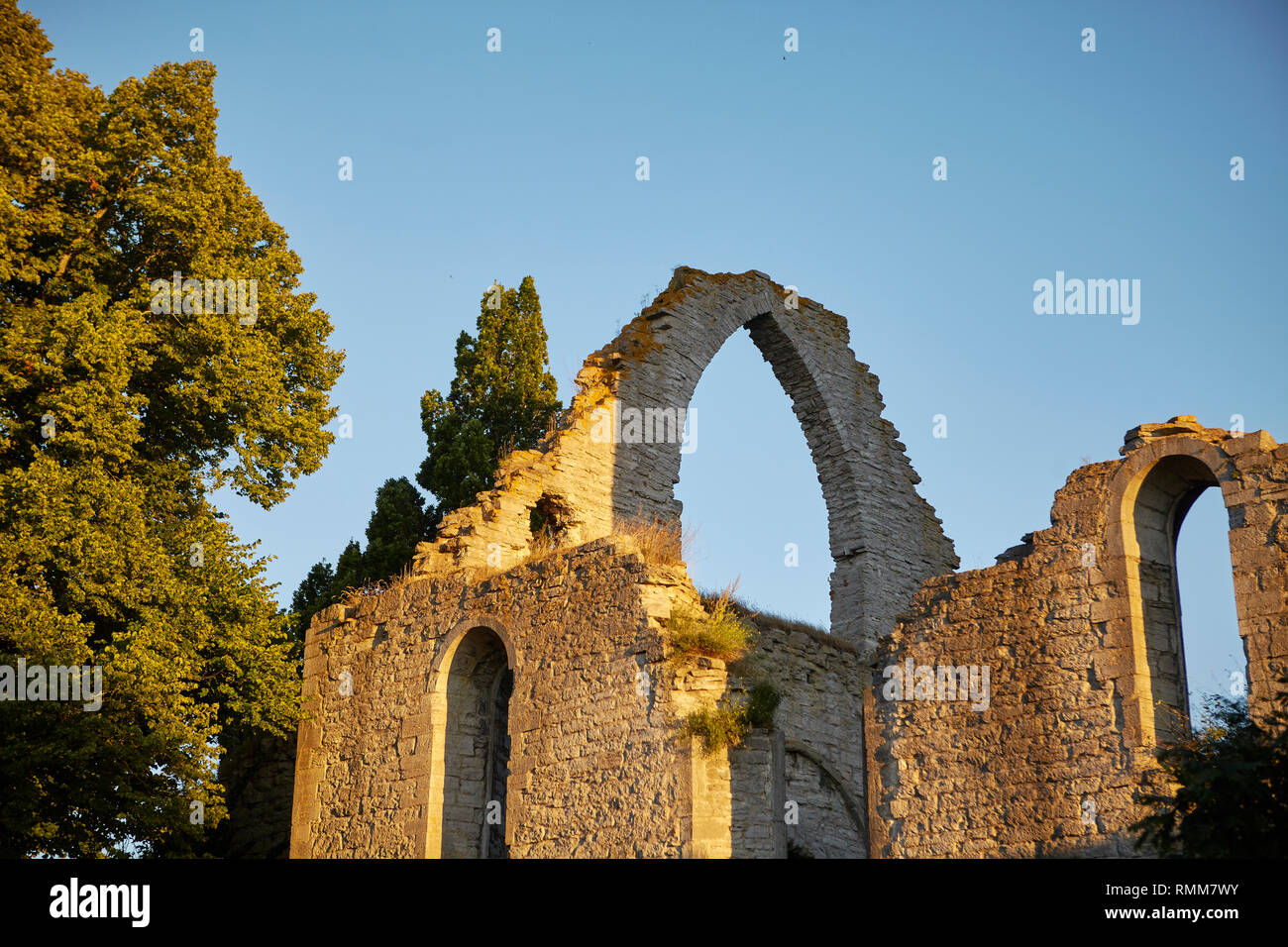 Old ruined arch view hi-res stock photography and images - Alamy