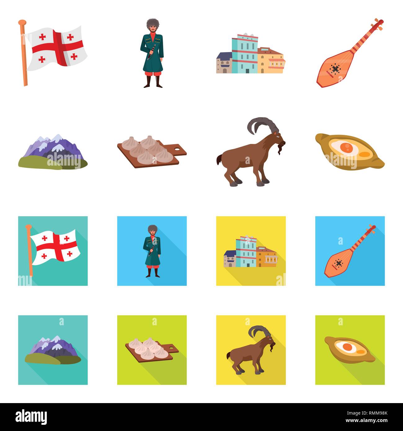 Vector design of culture and sightseeing sign. Set of culture and ...