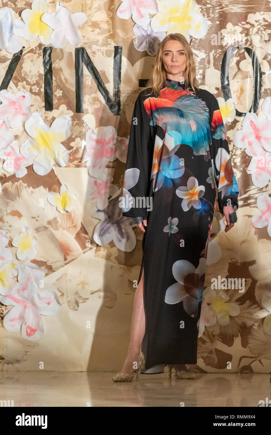 Jodie Kidd returned to the catwalk for the first time in ten years ...