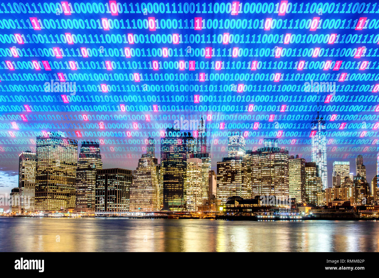 Concept of modern digital city and the innovation Stock Photo - Alamy