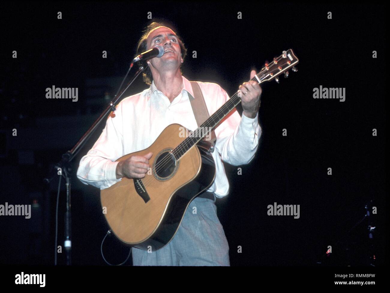 Grammy Award winning singer & songwriter James Taylor is shown ...